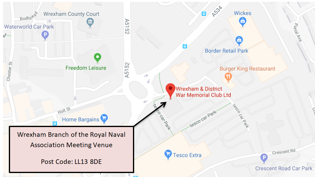 Contact – Royal Naval Association Wrexham Branch